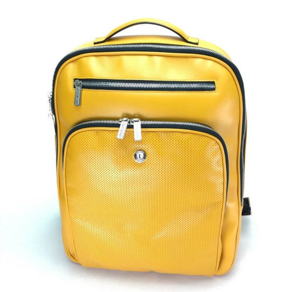 A.Testoni | Bags | Authentic Atestoni Backpackbag Yellow Leather | Poshmark